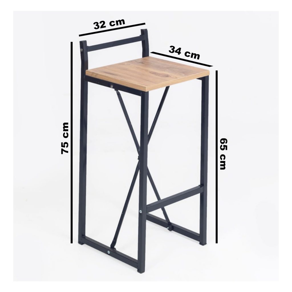 Bar Sandalyesi Bar Taburesi Yüksek Sandalye 5152 - Weblonya