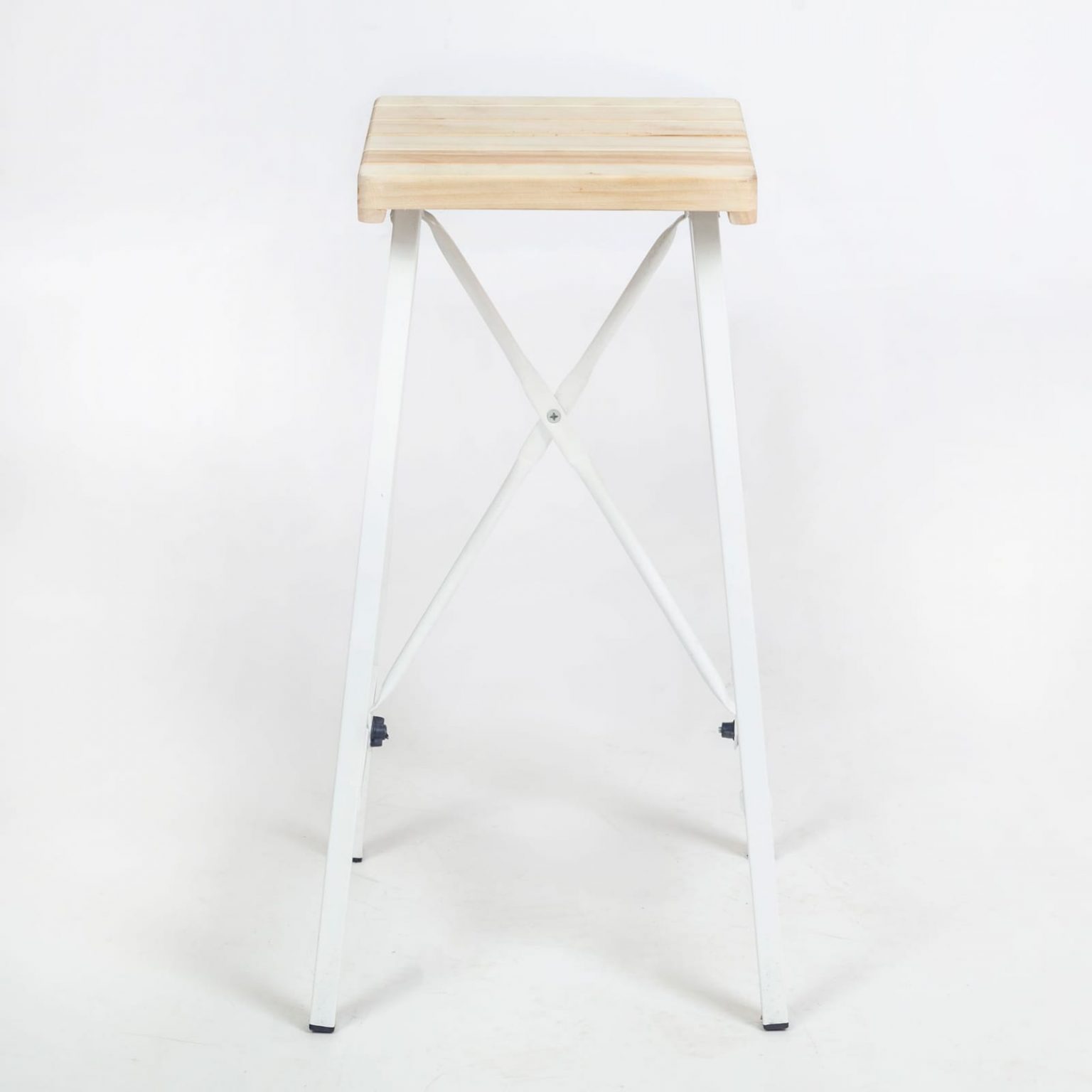 Beyaz Bar Sandalyesi Bar Taburesi Mutfak Sandalyesi 5072 - Weblonya