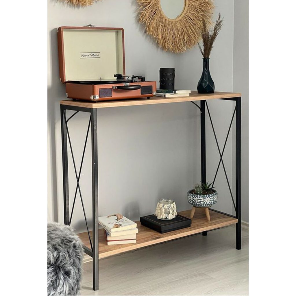 Metal Raf Dresuar Vitrin Dekoratif Raf 5247 - Weblonya